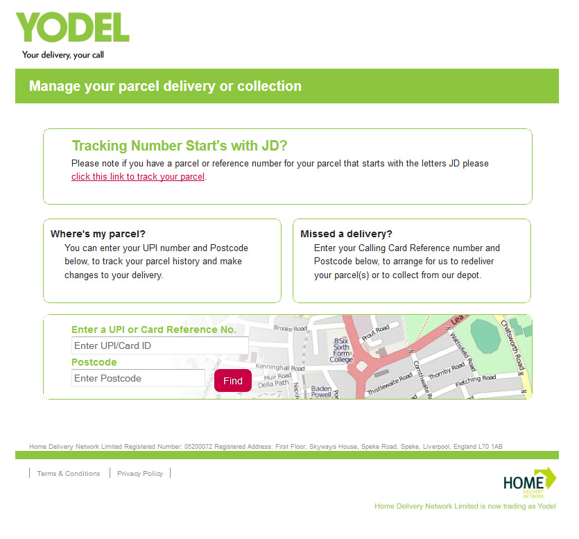 YODEL website doesn't know how to use apostrophes - YODEL Hell YODEL Hell